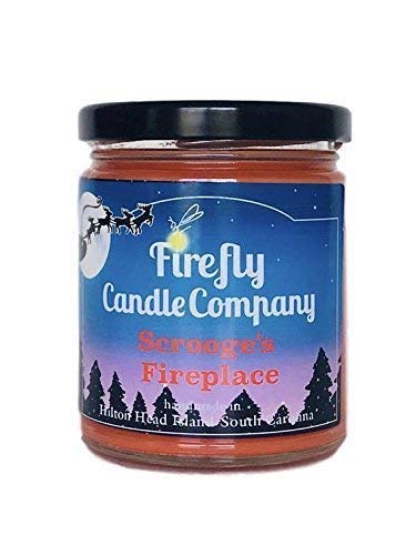 Amazon.com: Scrooge's Fireplace Candle -Christmas Candle 8oz : Handmade ...