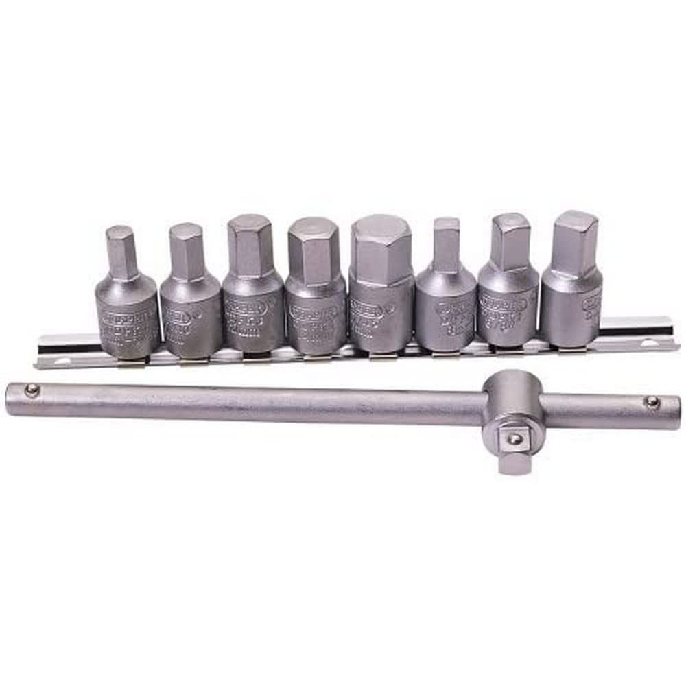 Draper 38329 Drain Plug Key Set, 3/8" Square Drive, 10 Pieces,Blue ...