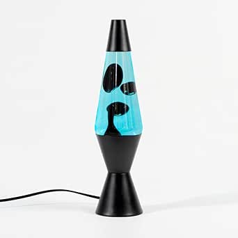 Matte Black & Blue Liquid Lava Lamp : Amazon.com.au: Lighting
