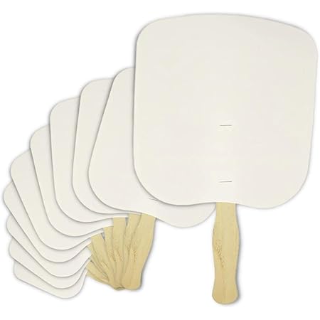 Amazon.com: Swanson Christian Products Hand Held Church Fans - Blank ...