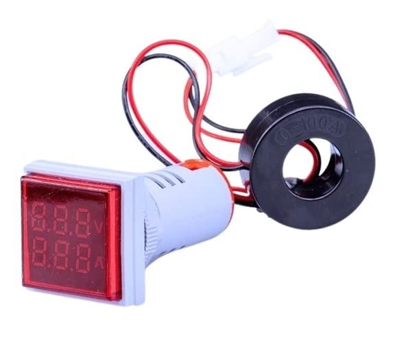ERH India Digital Volt Ampere Meter Panel Mount For Automotive, Marine ...