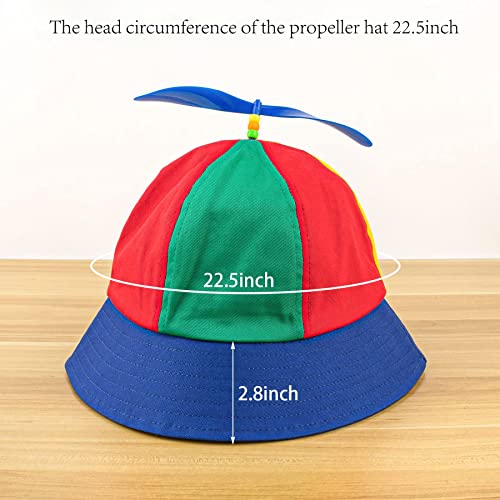 HREDZEO Propeller Hat,Helicopter Propeller Beanie Detachable Propeller ...