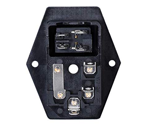 Buy Ritedeal 10A 250V Power switch/AC 3pin switch with fuse/AC power ...