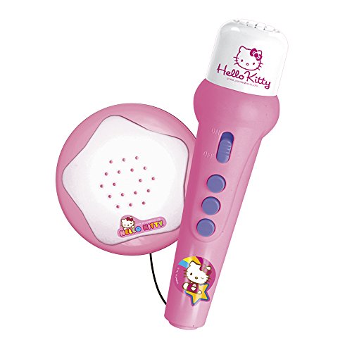 REIG Hello Kitty Hand Microphone with Amplified Speaker : Jouets ...