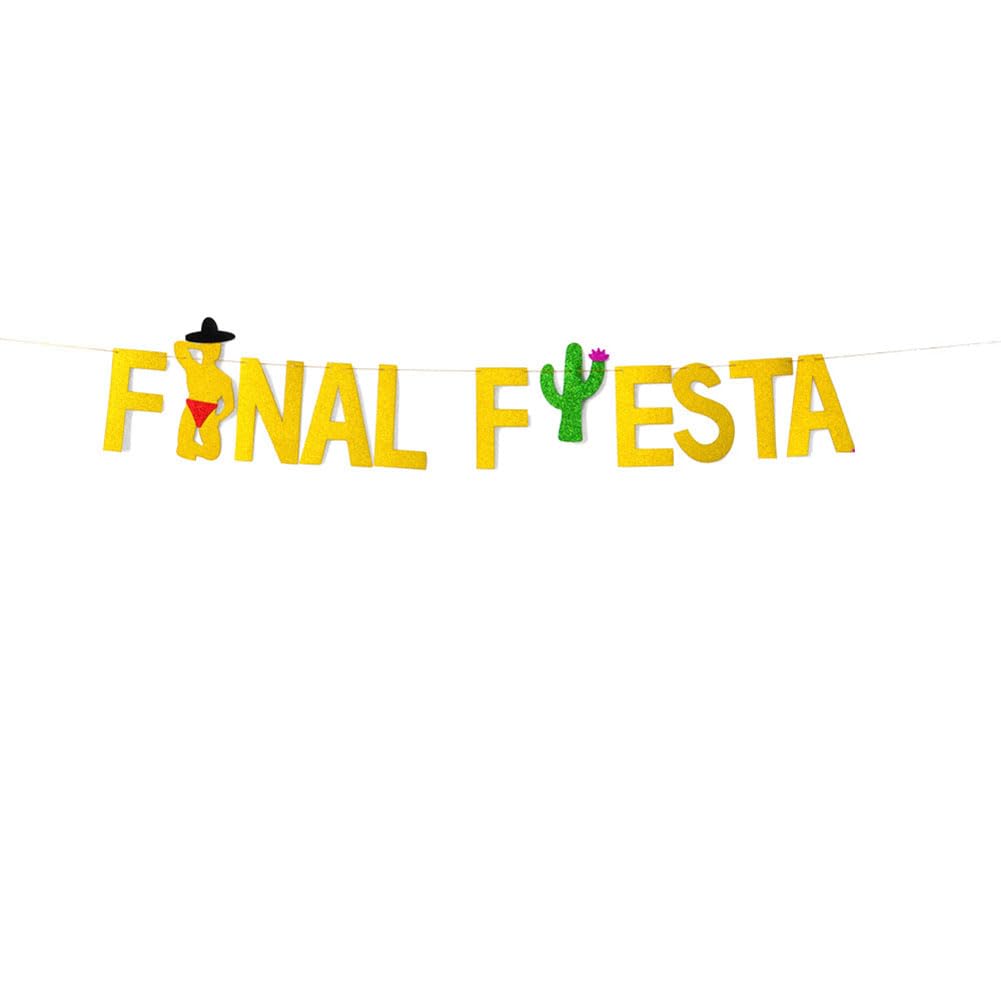 Amazon.com: Final Fiesta Bachelorette Banner, Bachelorette Party ...