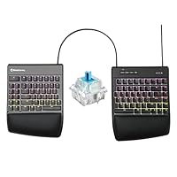 KINESIS USB GAMING Freestyle Edge RGB Split Mechanical Keyboard (MX ...