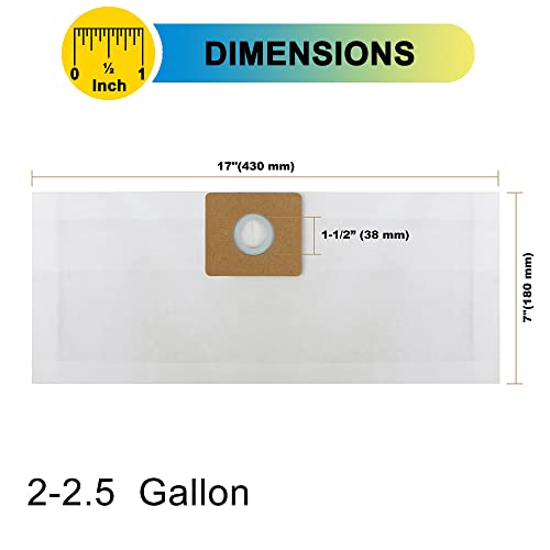 Snapklik.com : SpaceTent 10 Pack 90668 Shop Vac Filter Bags Type B ...