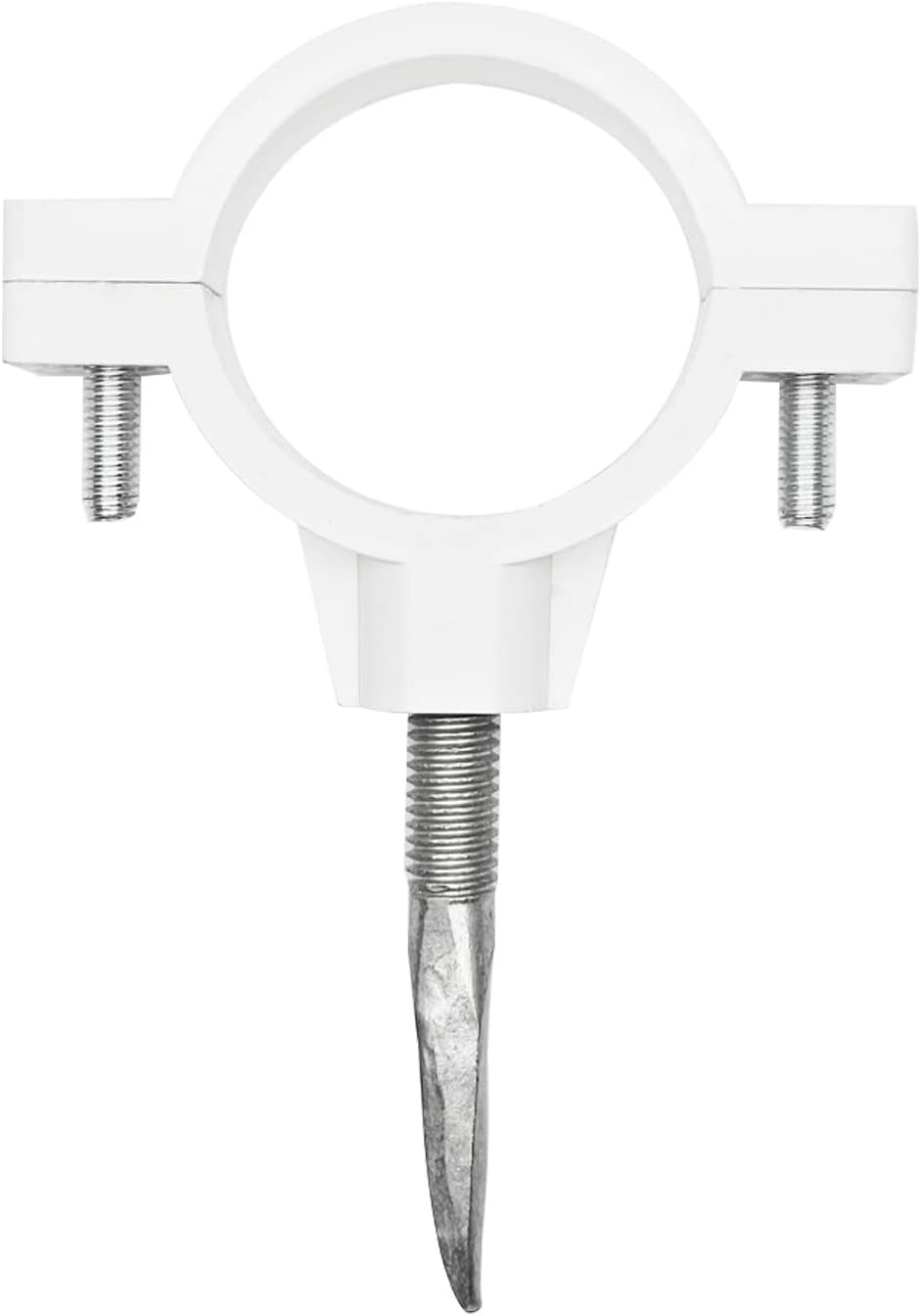 2Pcs PVC Mounting Pipe Brackets, Ceiling Mounting Pipe Brackets with ...