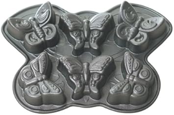 Amazon.com: Nordic Ware Butterfly Muffin Pan: Nordic Ware Cake Pans ...