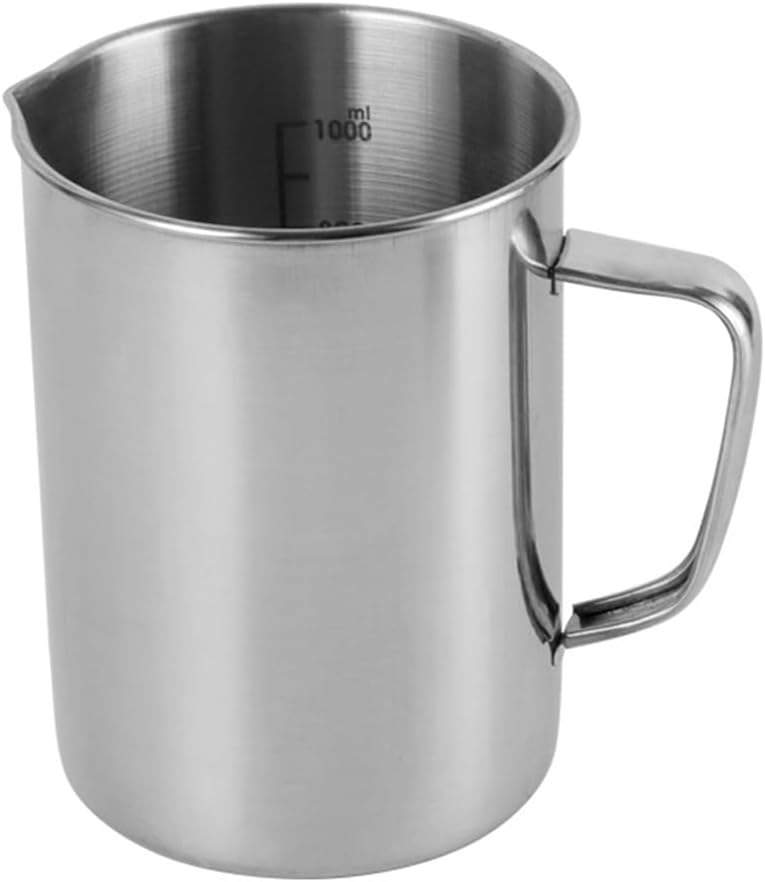 Amazon.com: Hemobllo Beaker: Stainless Steel Graduated Lab Beaker ...