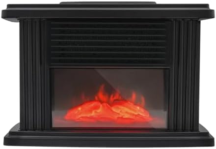 Amazon.com: Mini Fireplace Heater, 1000W Portable Indoor Space Heating ...