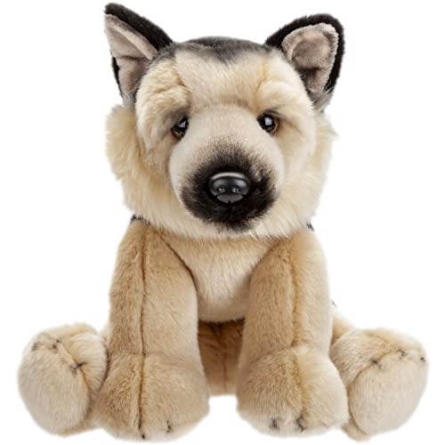 VFM – Premium Alsatian Dog Plush 30cm German Shepherd Soft Toy Super ...