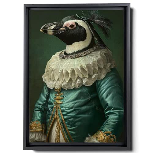 Amazon.com: Penguin Victorian Portrait prints, Renaissance Animal ...