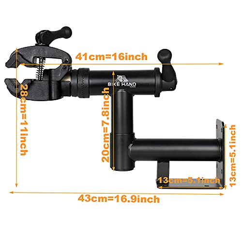 Snapklik.com : Bikehand Bike Repair Stand - Bench Or Wall Mount Bicycle ...