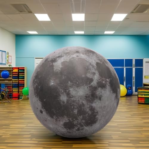 Amazon.com: 0.25mm PVC 60'' Large Inflatable Moon, Inflatable Solar ...