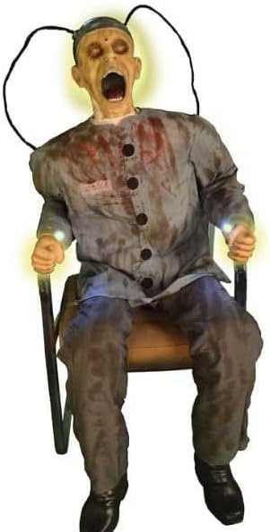 Amazon.com: Animated Death Row Prop, Halloween Animatronic, Haunted ...