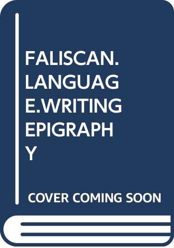 Faliscan. language.writing epigraphy | Amazon.com.br