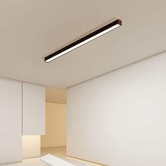 WLBHWL Dimmable LED Ceiling Light Modern Acrylic Linear LED Ceiling ...