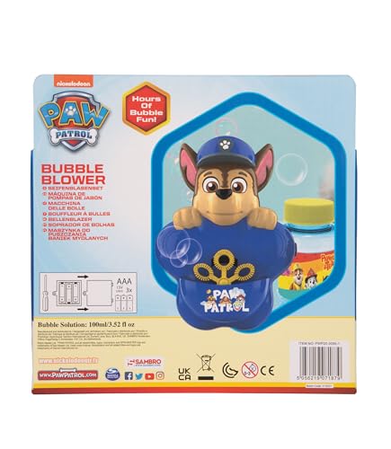 Paw Patrol Bubble Blower Chase – BigaMart