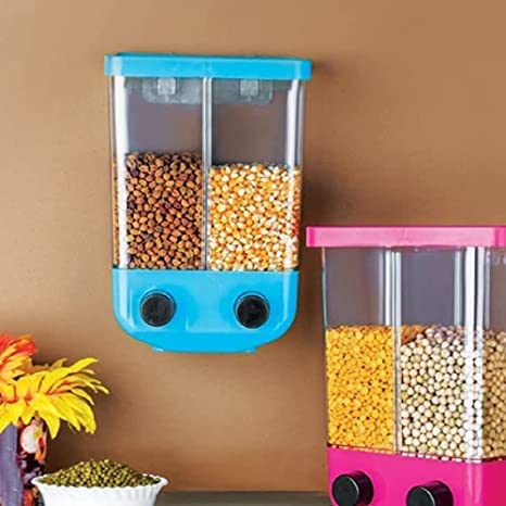 EXCELLENCE MOULDERS Push Button Storage Containers Dispenser Wall ...