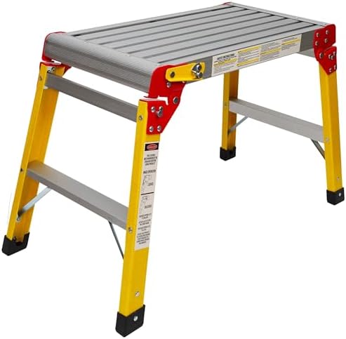Excel Fibreglass Folding Hop Up Platform Bench 600mm x 300mm : Amazon ...