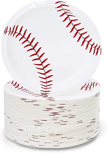 Amazon.com: Tudomro 174 Pcs Baseball Party Supplies 24 Pcs 7 Inches ...