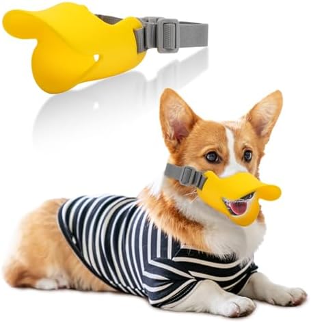 Dog Muzzle, Anti Bite Duckbill Shaped Dog Muzzle, Cute Dog Muzzle, Soft ...