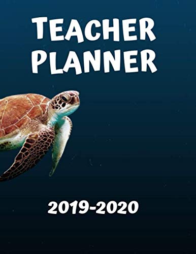 Teacher Planner | 2019-2020: Sea Turtle Underwater Cover | Teaching ...