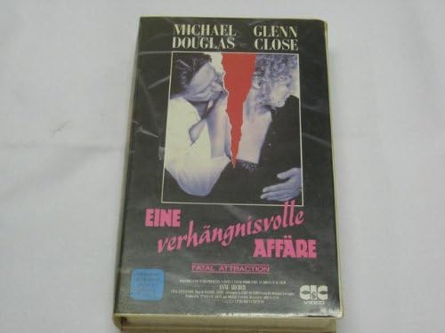 Eine verhängnisvolle Affäre [VHS] : Douglas, Michael, Close, Glenn ...