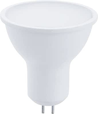 Estevez Pack de 6 Focos LED Tipo MR16 con Entrada GU5.3. Paquete de Focos Ahorradores Luz Blanca ...
