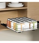 Amazon.com: BOIVSHI Pull Out Spice Rack Organizer, 2-Tier Vertical ...