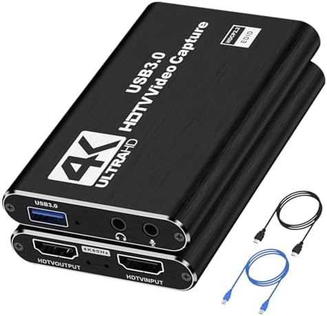 Amazon.com: CLLGrocery 4K HDMI Capture Card for Streaming, USB 3.0 ...