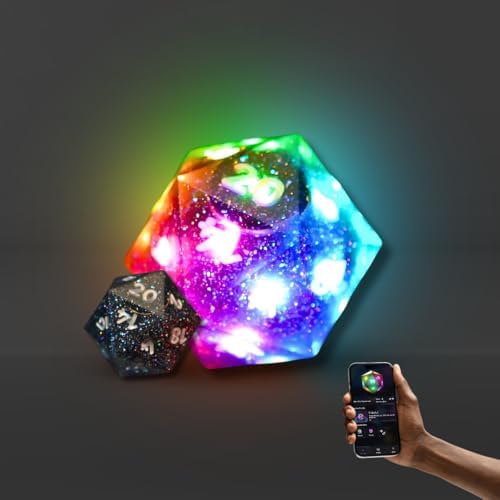 Amazon.com: Pixels Electronic Dice - D20 (Midnight Galaxy) - RGB ...