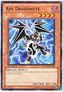 Amazon.co.jp: 遊戯王 英語版 EXVC-EN090 Axe Dragonute アックス・ドラゴニュート (ノーマル) 1st ...