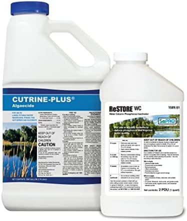 Amazon.com : Cutrine Plus and ReSTORE WC Ultimate Algae Control Bundle ...