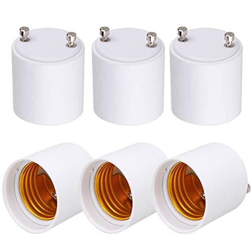 GU24 to E27 E26 Adapter for LED Bulb, GU24 Bi-Pin Based Fixture to E26 ...