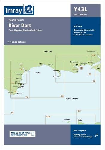Imray Chart Y43 River Dart Laminated: Laminated Y43 River Dart (Small ...