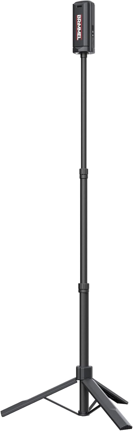 Rechargeable LED Work Light with Stand, 61" Portable LED Cordless Work ...