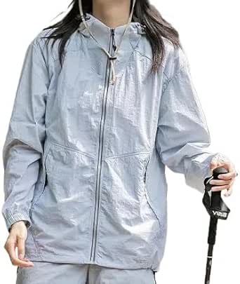 Quick Dry Jacket Sun Protection Women Summer Ice Silk Thin Waterproof ...