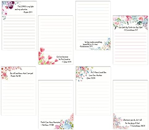 Amazon.com : 8 Pack Christian Sticky Notes Samll Scripture ...