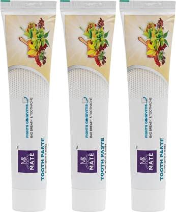 Buy MATE Multi Action Toothpaste Combo (100 g , 2 Packs of 100 gm)+ 1 ...