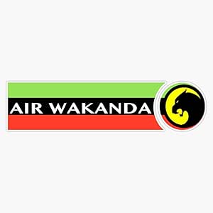 Amazon.com: Air Wakanda- Logo Sticker Bumper Sticker Vinyl Decal 5 ...