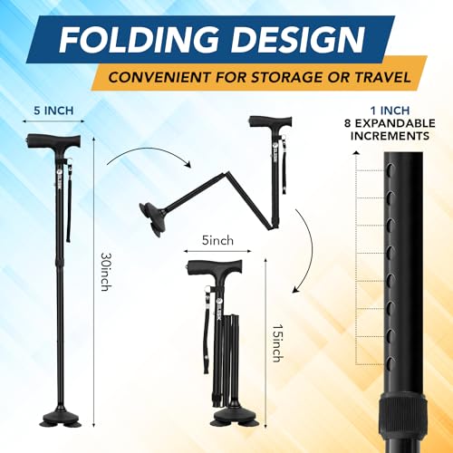 Snapklik.com : ELESIK Walking Cane - Folding Canes For Women For ...