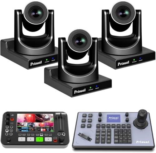 Amazon.com: Prisual HDMI PTZ Camera Bundle 30X HDMI 3G-SDI IP PoE for ...