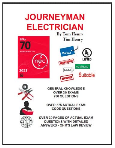 Amazon.com: 2023 Journeyman Electrician Exam Questions and Answers: Tom ...