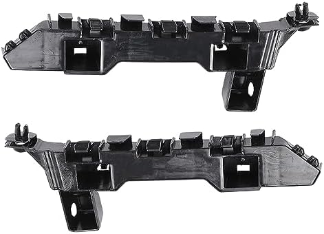 Amazon.com: PIT66 2pcs Painted Front Bumper Retainer Support Bracket ...