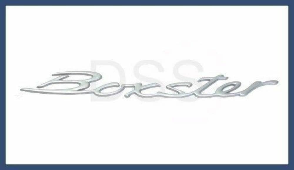 Amazon.com: GENUINE PORSCHE Emblem Boxster (Black) for Trunk Lid ...
