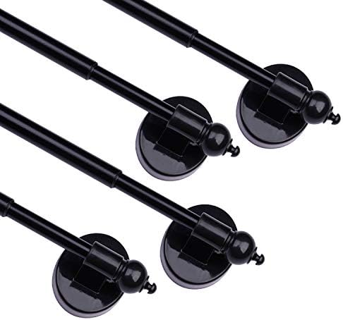 Amazon.com: LaigenGanzi Magnetic Curtain Rods,Multi-Use Adjustable ...
