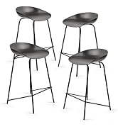 Amazon.com: KLASIKA Counter Height Bar Stools Set of 2, Modern Bar ...