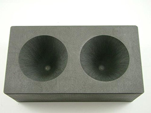 Amazon.com: High Density Graphite Conical Mold- Assay Gold Silver Black ...